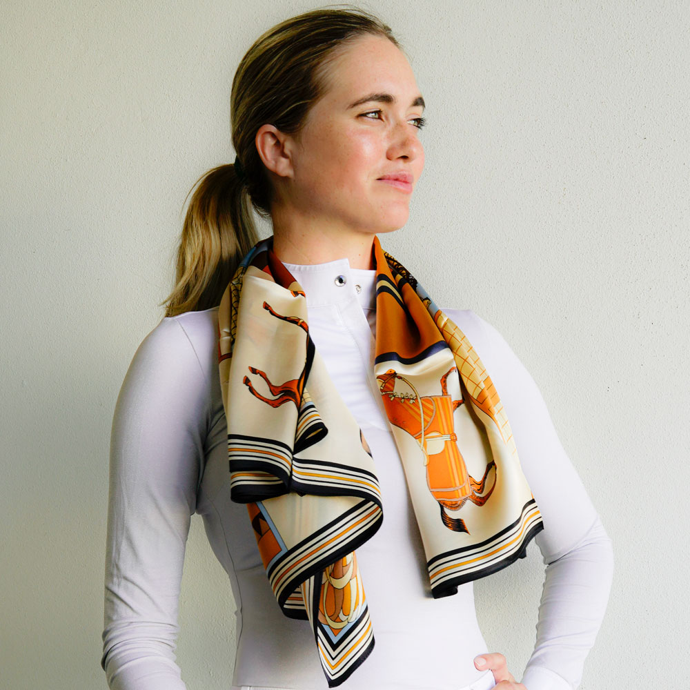 SP RHODES 100% Silk Equestrian Scarf – SP RHODES® Official – Boutique ...